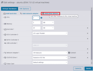 How to add USB devices to your VMware vSphere