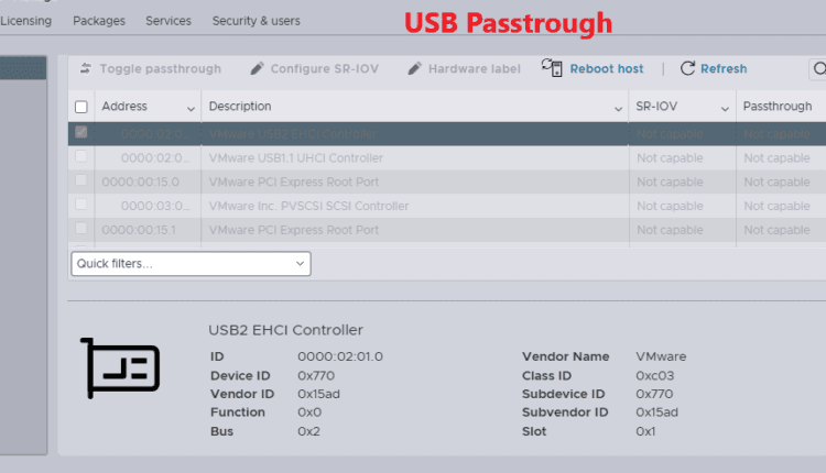 How to add USB devices to your VMware vSphere
