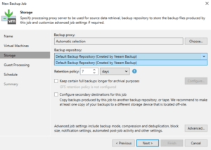 How to back up VMware ESXi with Veeam Backup Replication