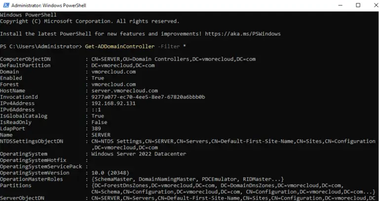 Domain Controller In Windows Server 2025 Vmorecloud 