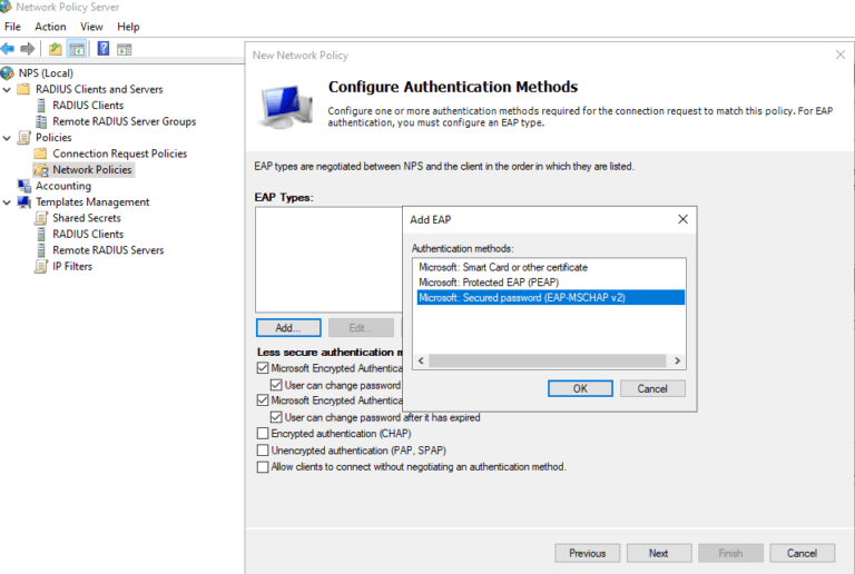 Windows Server 2022 as a RADIUS Server for Two-Factor Authentication in ESXi 8