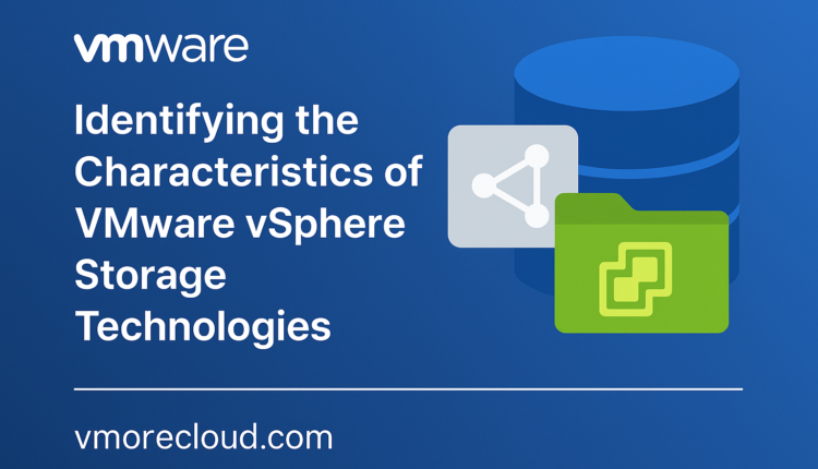 Identifying the Characteristics of VMware vSphere Storage Technologies