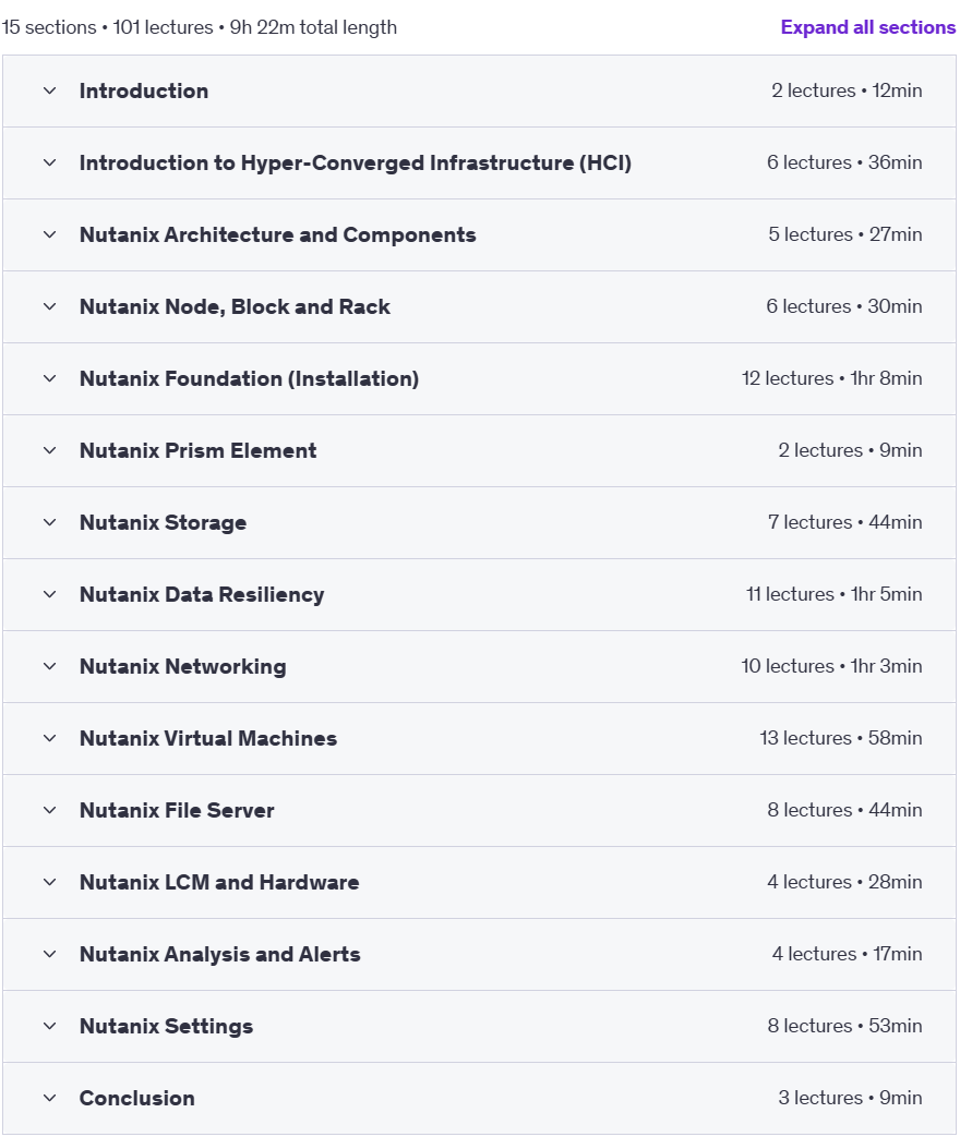 Udemy – The Complete Nutanix Private Cloud Solution Bootcamp 2025