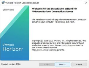 VMware Horizon 8 upgrade sequence
