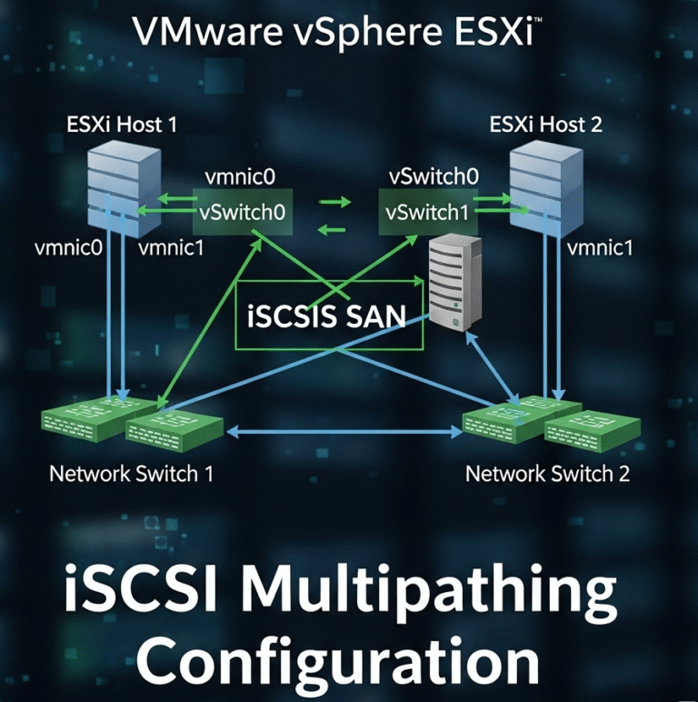 VMware vSphere ESXi iSCSI Multipathing Configuration